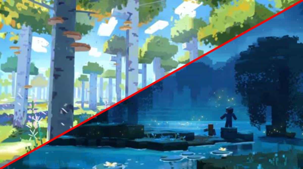 Minecraft Birch Forest update and Fireflies are no more | WePC Gaming