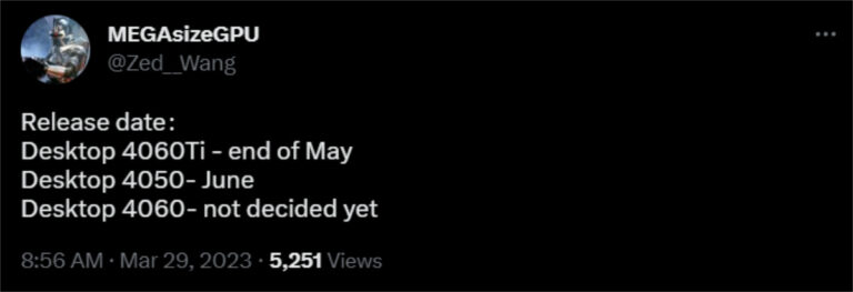 RTX 4050 release window speculation and what we know so far | WePC