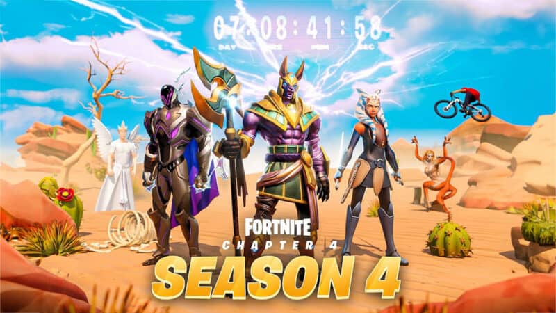 Fortnite Chapter 4 - Season 4 release date and start time | WePC