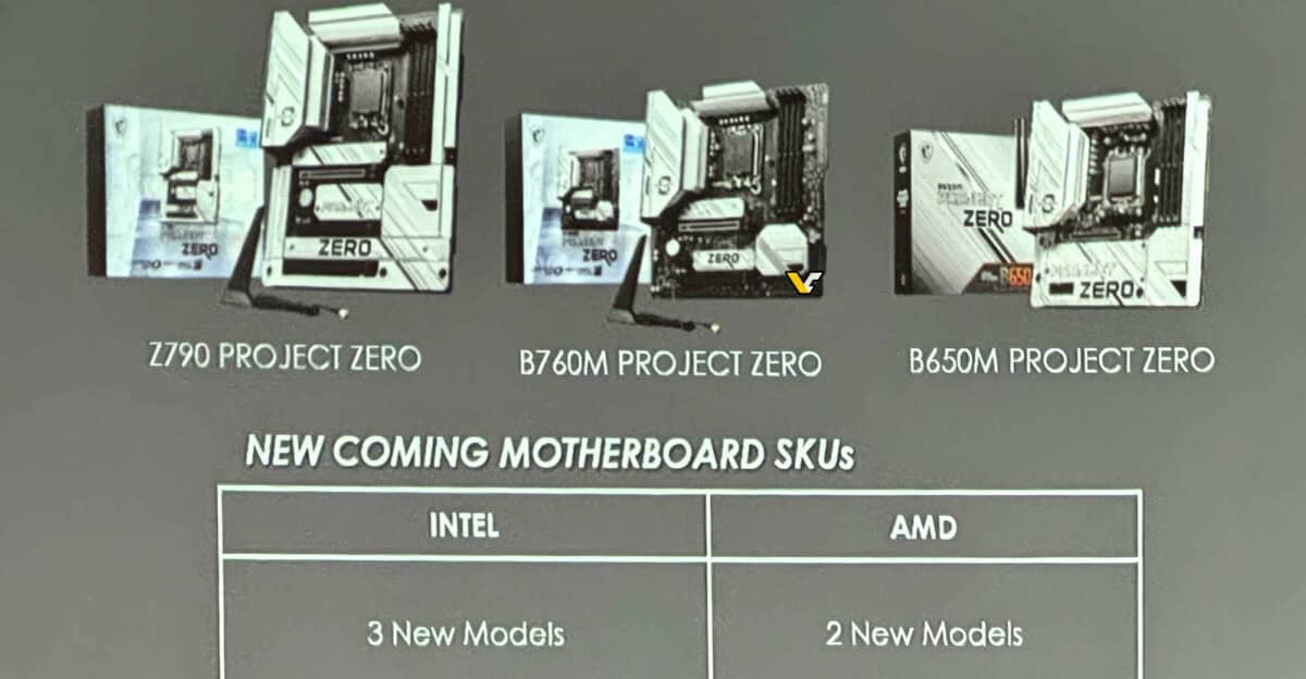 MSI's Project Zero motherboards look set to continue into next gen | WePC